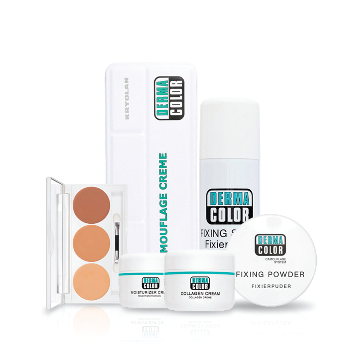 KRYOLAN | DERMACOLOR CAMOUFLAGE TRIO SET | Beauty Art México
